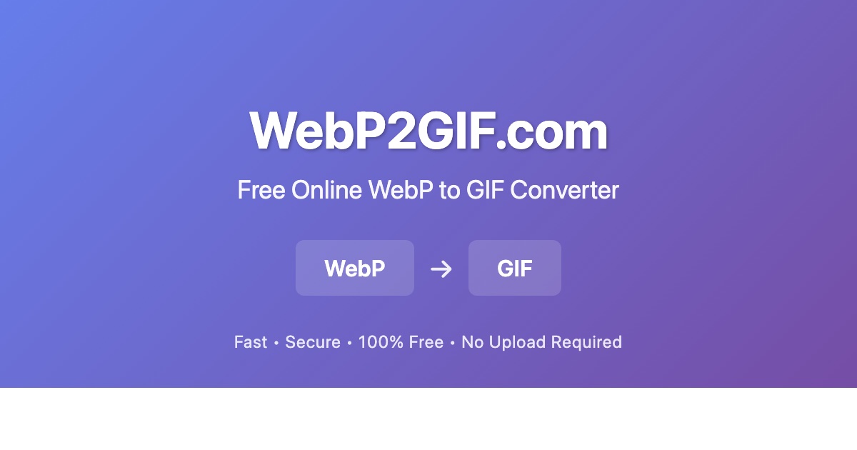 WebP & GIF Conversion Blog - Expert Guides & Tutorials | WebP to GIF ...